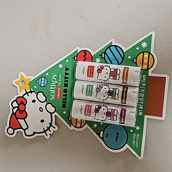 softlips Hello Kitty | Makeup | Hello Kitty Softlips Natural Lip Balm ...